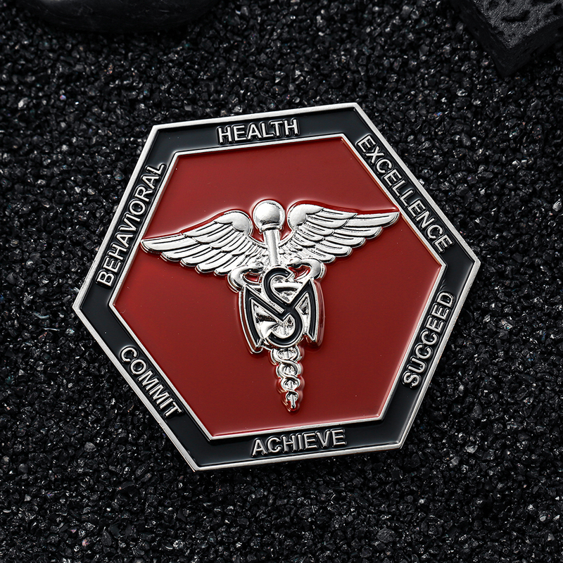 Personalized Hexagon Metal Challenge Coins from China manufacturer ...